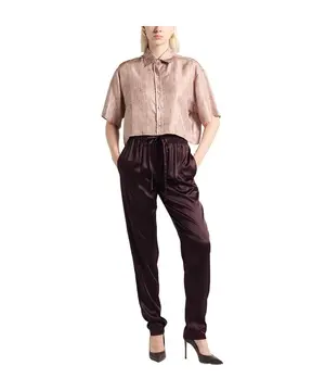 Dolce & Gabbana Solidcolor Satin Sleep Pants