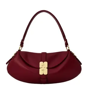 GANNI Casual Underarm Bag - Red