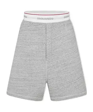 Dsquared2 Fleece Jogger Shorts - Grey