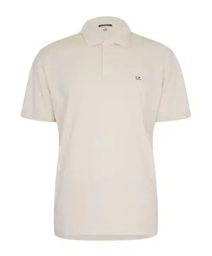 C.P. COMPANY Short Sleeve Polo Shirt - No