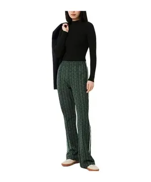 Lacoste Ribbed Mockneck Knit Sweater