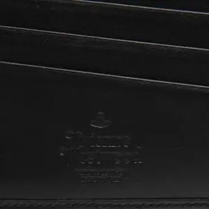 VIVIENNE WESTWOOD Solid Color Leather Wallet