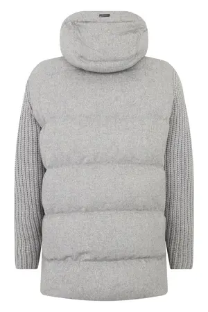 Herno Knitted Hooded Coat
