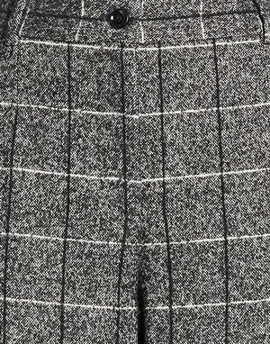 Dolce & Gabbana Plaid Wide-leg Pants