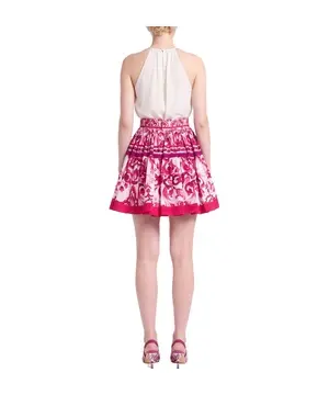 Dolce & Gabbana This Circle Skirt Features Brand Prints