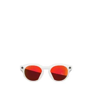 Oakley Meta Hstn Round Sunglasses - Red