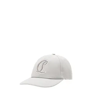 CHRISTIAN LOUBOUTIN Baseball Cap With Embroidered Logo - No