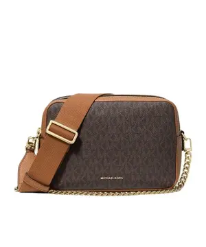 Michael Kors Monogram Coatedcanvas Camera Bag - To
