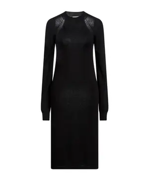 Sportmax Solid-colored Knitted Dress - Black