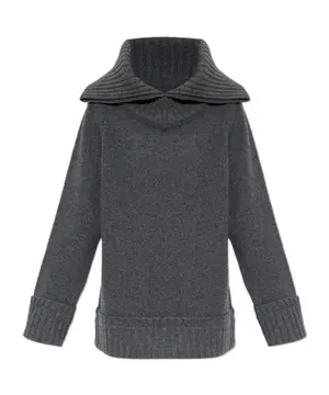 Victoria Beckham Long-sleeved Sweater - Grey