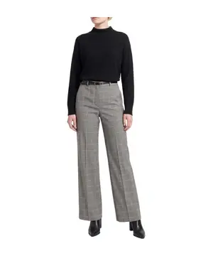 Max Mara Plaid Wide-leg Pants