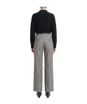 Max Mara Plaid Wide-leg Pants
