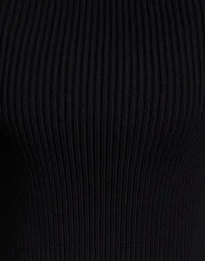 Rick Owens Solid-color Wool Turtleneck Cropped Sweater