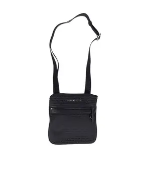 Emporio Armani Allover Lettering Messenger Bag