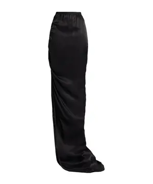 Rick Owens Satin Midi Skirt