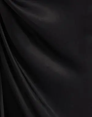 Rick Owens Satin Midi Skirt
