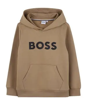 Hugo Boss Hooded Sweatshirt - Brown