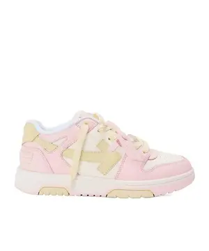 Off-White Color Block Trainers - Nude