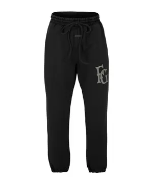 Fear Of God Solid Color Casual Trousers - Black