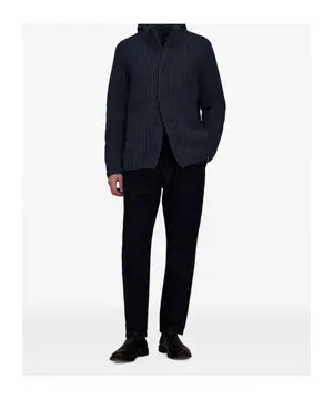 Herno Coarse-ribbed Knit Cotton Garment