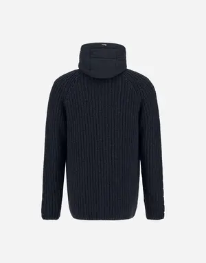 Herno Coarse-ribbed Knit Cotton Garment