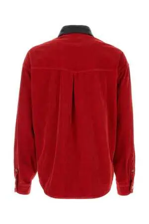 Versace Corduroy Velvet Blouson - Red