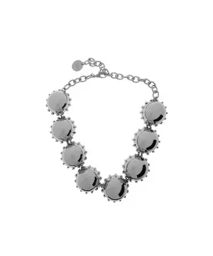 Marni Chain Link Necklace - Gray