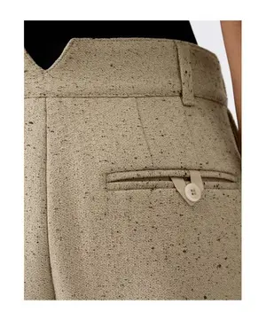 Jacquemus Ovalo Pleated Wide-leg Trousers