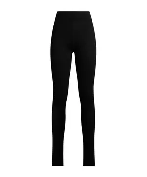 Rick Owens Solid Wool Leggings - Black