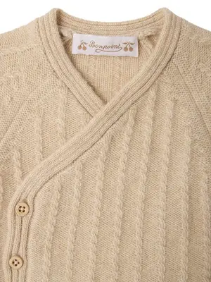 Bonpoint Myrtil Cable-knit Set In Cashmere
