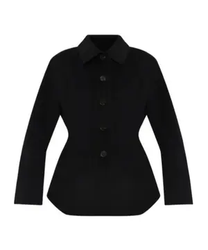 RÓHE Button-front Casual Jacket - Black