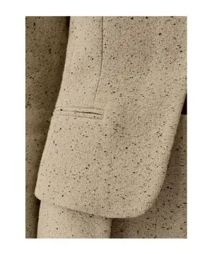 Jacquemus Mini Ovale Cropped Jacket - Light Brown