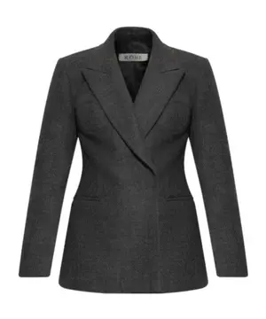 RÓHE Lapel Blazer - Grey