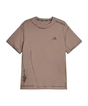 ADIDAS ORIGINALS Printed T-shirt - Brown