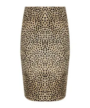 RÓHE Animal-print Skirt - Brown