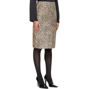RÓHE Animal Print Pencil Skirt