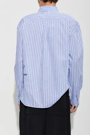 Jacquemus Dog-print Striped Shirt
