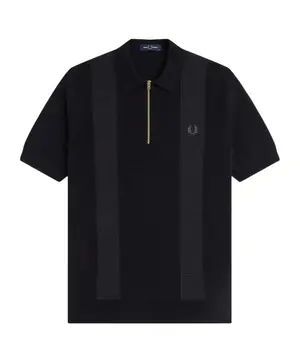 Fred Perry Short Sleeve Polo Shirt - Black