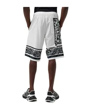 Dolce & Gabbana Vintage Floral Print Drawstring Shorts