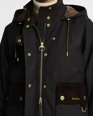 Barbour Hooded Corduroytrim Outdoor Jacket