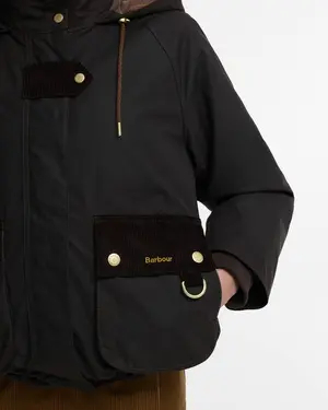 Barbour Hooded Corduroytrim Outdoor Jacket