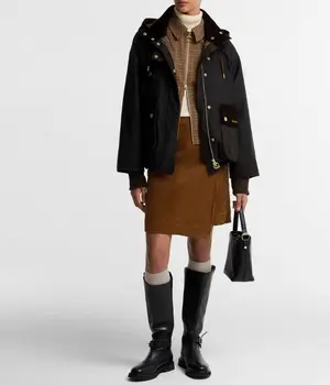 Barbour Hooded Corduroytrim Outdoor Jacket