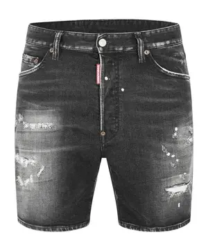 Dsquared2 Denim Shorts - Black