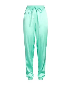 Dolce & Gabbana Solid-color Satin Pajama Pants - Green