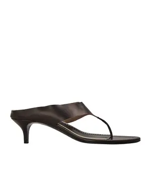 Magda Butrym Thong Heeled Sandals - Black