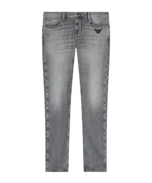 Emporio Armani Straight Leg Jeans - Grey