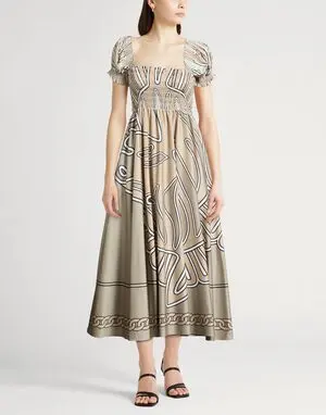 Tory Burch Multicolor Short Sleeve Dress