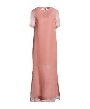 Brunello Cucinelli Short Sleeve Organza Dress