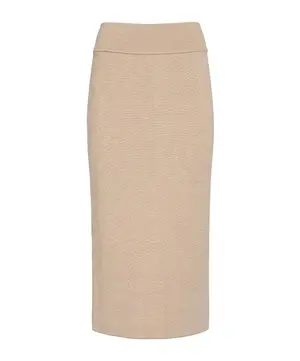 Jacquemus Knitted Mid-length Bodycon Skirt