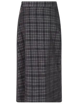 VIVIENNE WESTWOOD Plaid Midi Skirt